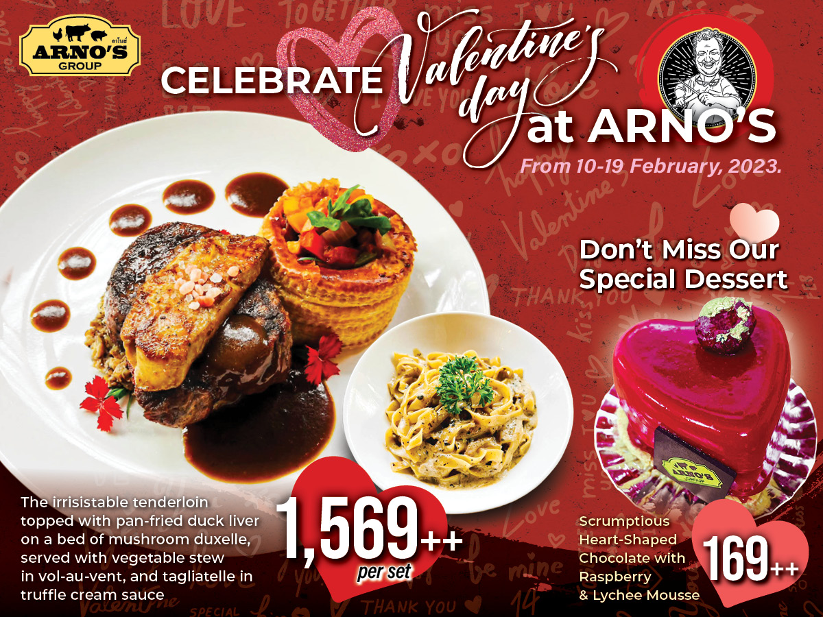 Promotion for Valentine's Day 2023 - Arno's Group