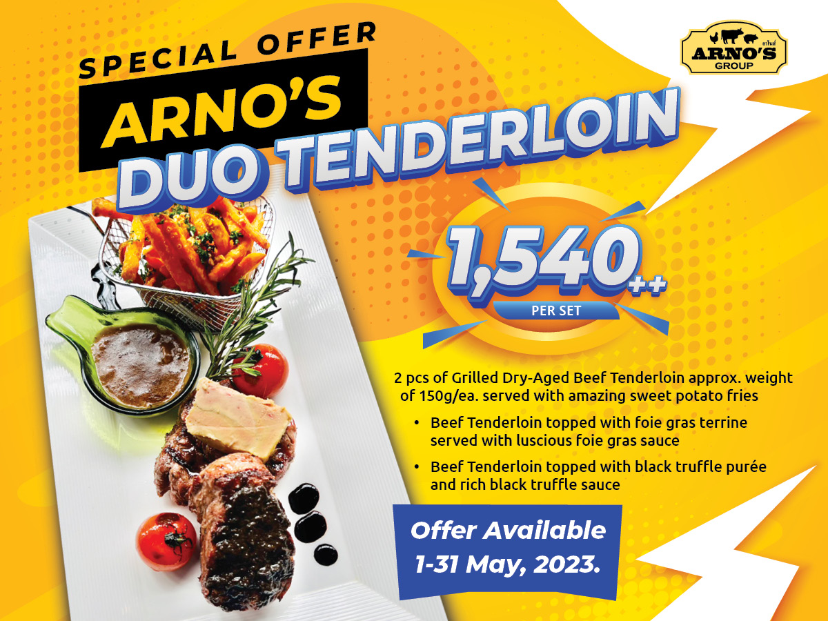 Promotion: 1-31 May 2023 - Arno's Group